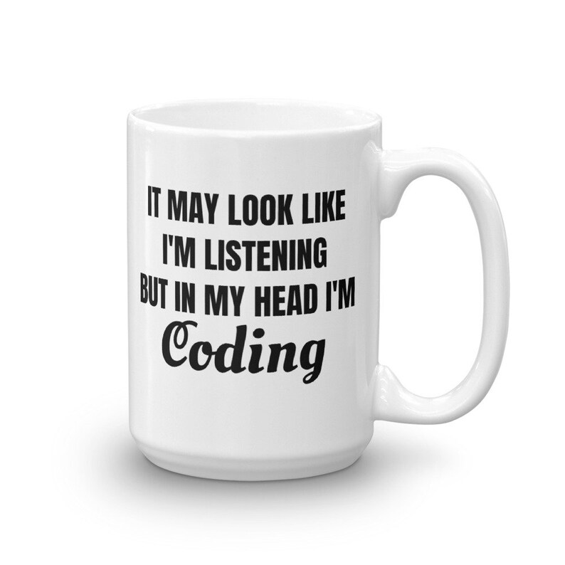 Coder Gift Coding Mug Computer Coder Computer Programmer | Etsy