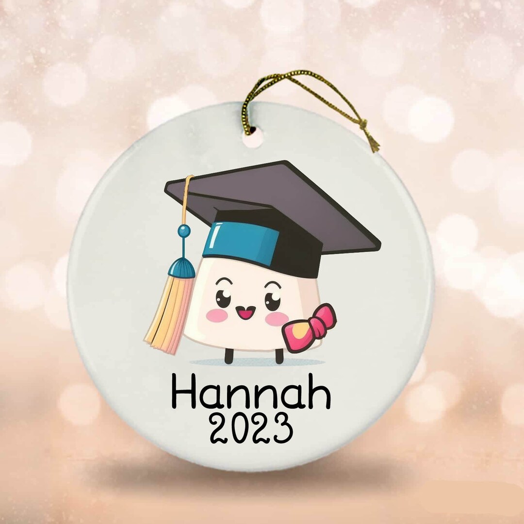 Graduation Ornament, Cute Grad Gift, Personalized Grad Gift, Grad Gift ...