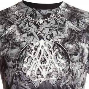 Archaic by Affliction Men's T-shirt FURANCE Skull Wings - Etsy