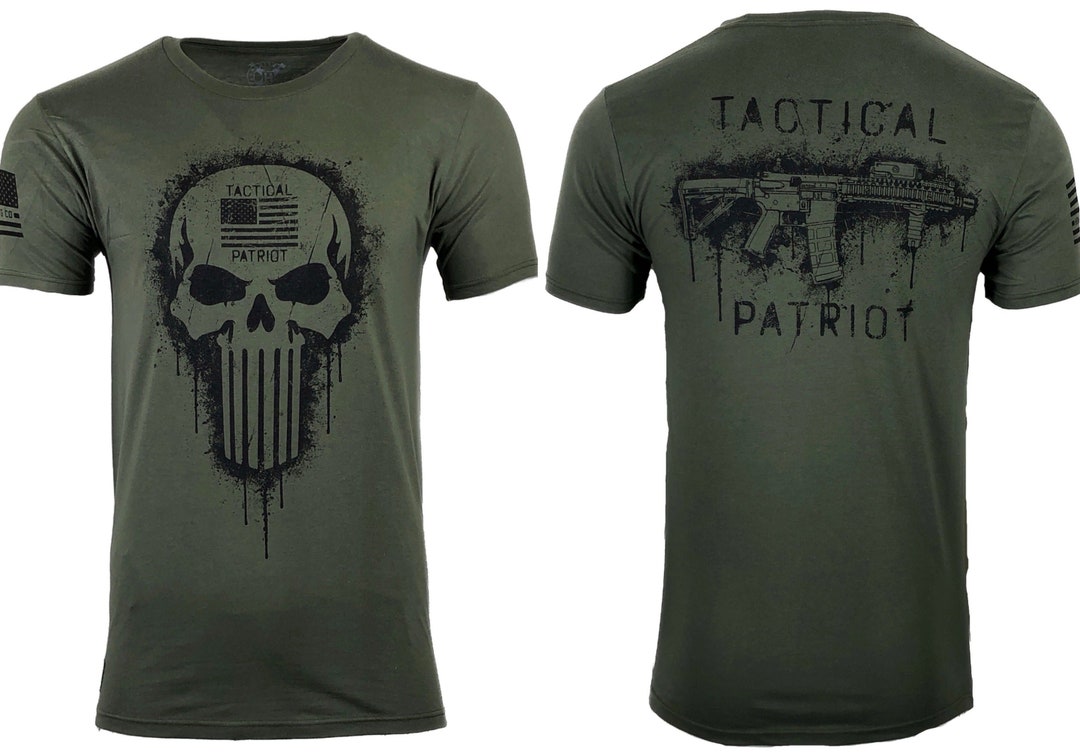 HOWITZER Clothing Men's T-shirt S/S TACTICAL PATRIOT Black Label - Etsy