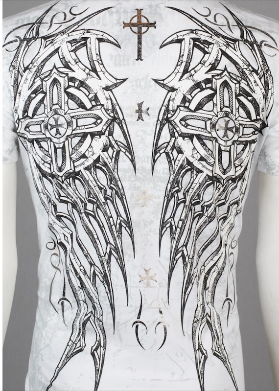 Affliction Wings Tattoos