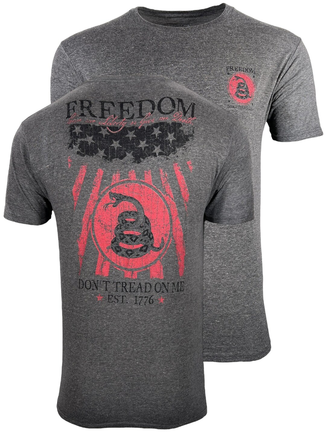 Howitzer Style Men's T-shirt Snake Flag Military Grunt MFG - Etsy