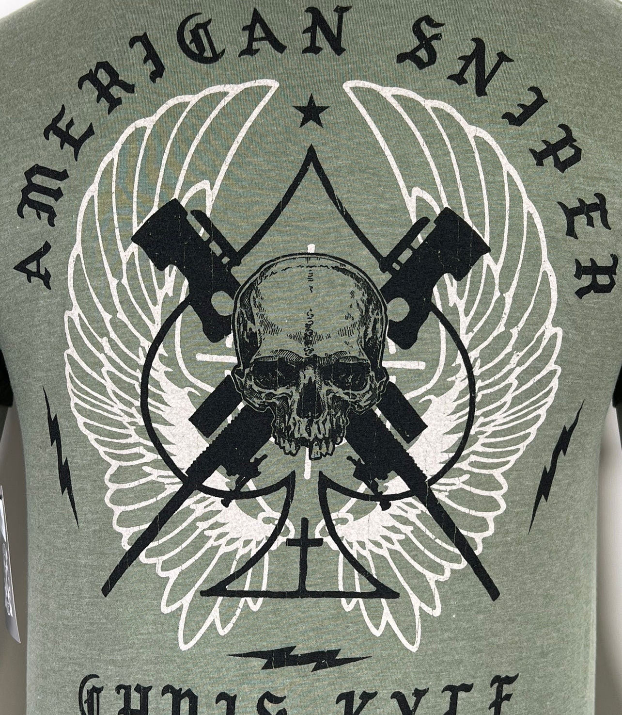 Howitzer Style Men's T-shirt CHRIS KYLE SPADE Military Grunt sold by ...