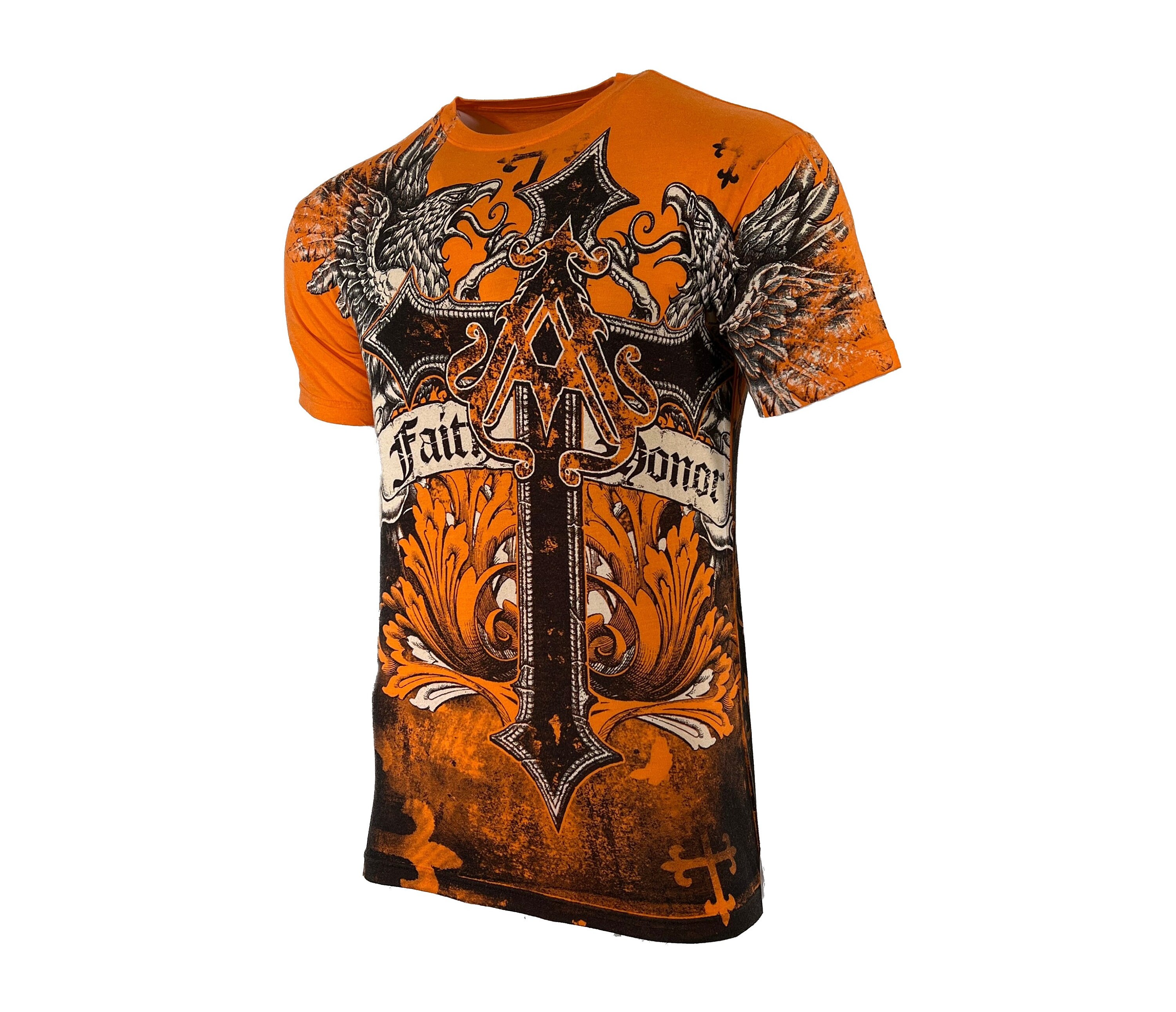 Archaic Affliction Men's T-Shirt WINGED CREATURE Wings Biker sold by ...