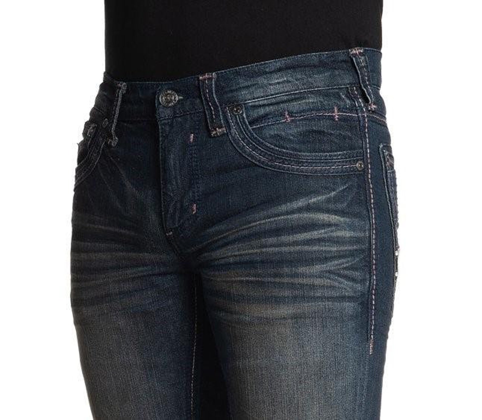 Affliction Men's Denim Jeans GAGE APEX HODGRD Embroidered | Etsy