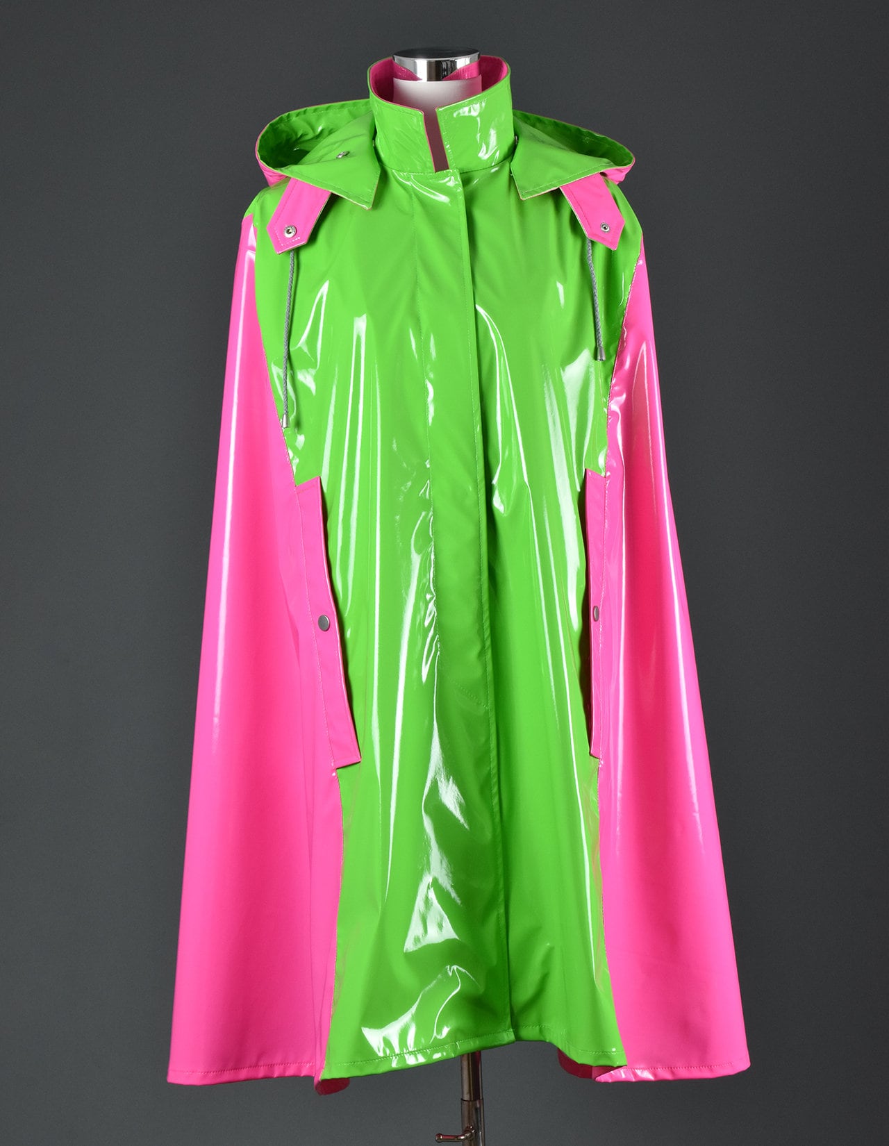 Vinyl Cape in a Color and Size of Your Choice Rain Cape Short Cape Cape ...