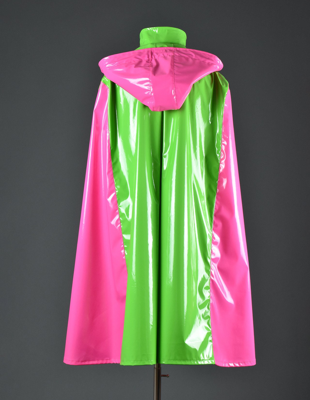 Vinyl Cape in a Color and Size of Your Choice Rain Cape Short Cape Cape ...