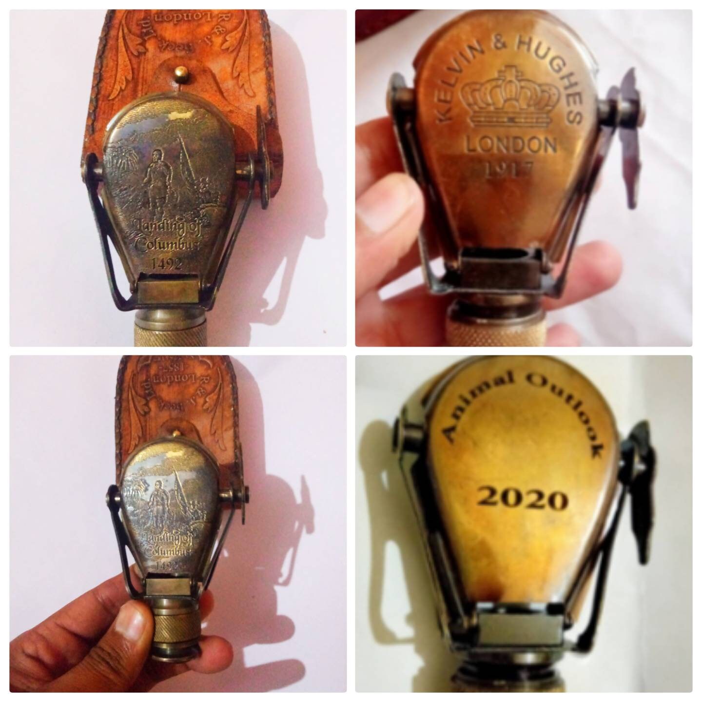 Nautical Brass Telescope Monocular Folding Royal Navy/ Monocular ...