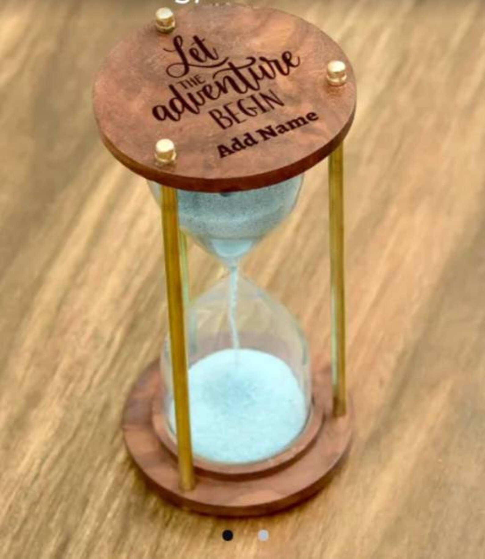 Personalization Handmade Sandtimer Hourglass Sand Timer Wood Base ...