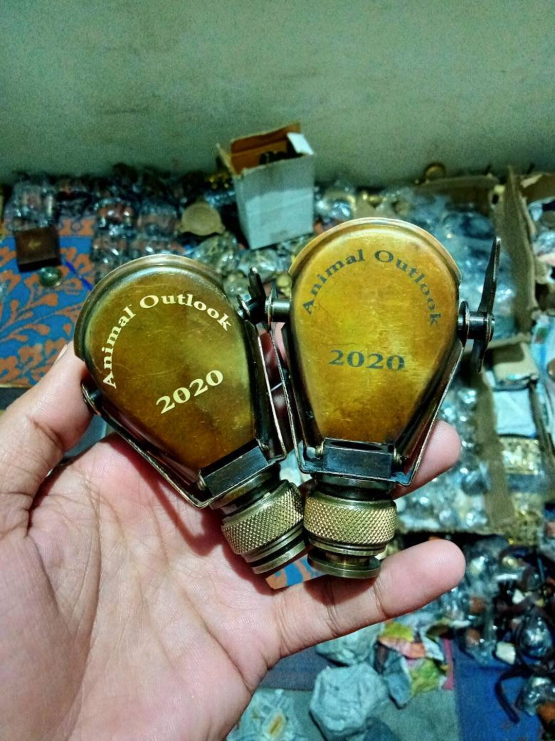 Nautical Brass Telescope Monocular Folding Royal Navy/ Monocular ...