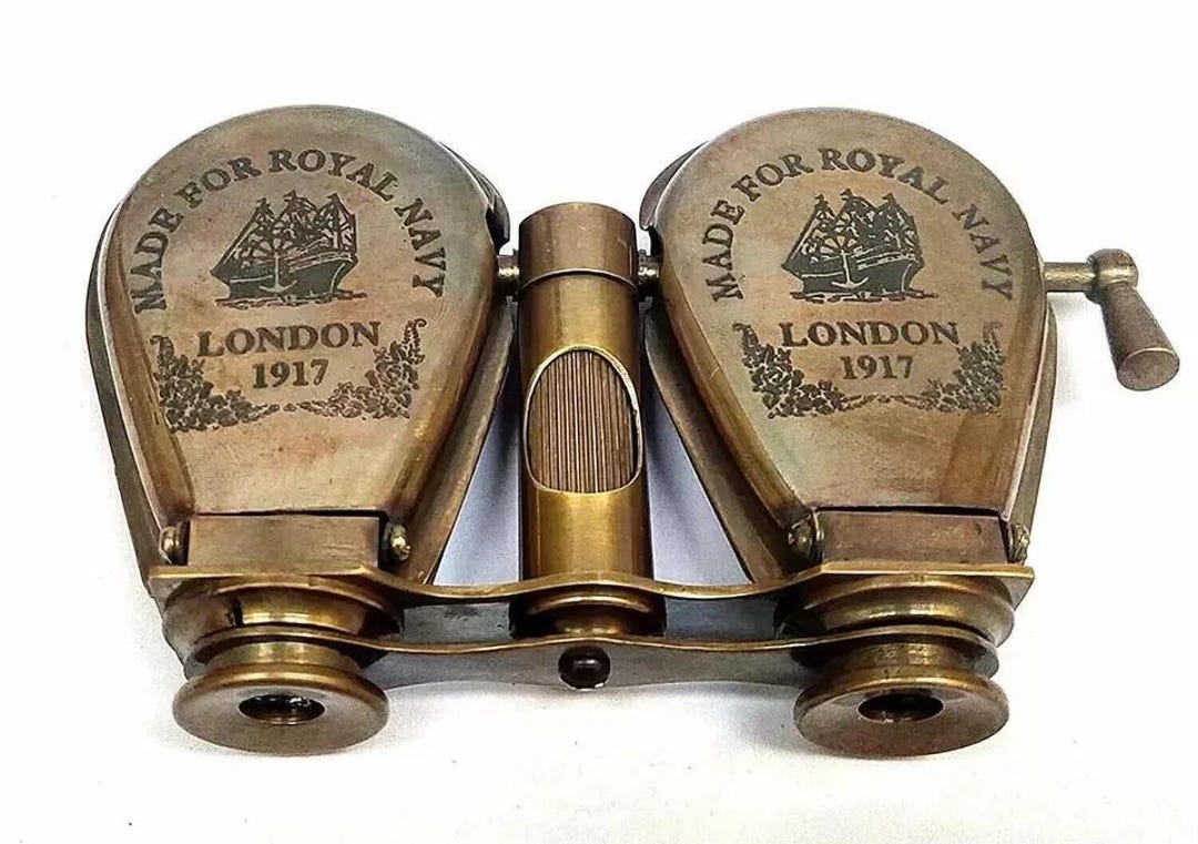 Antique Brass Binoculars, Vintage Style Marine Monocular - Etsy