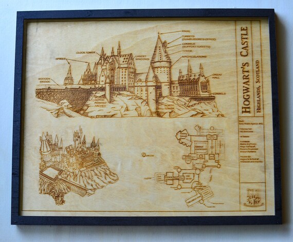 Official Hogwarts Blueprints