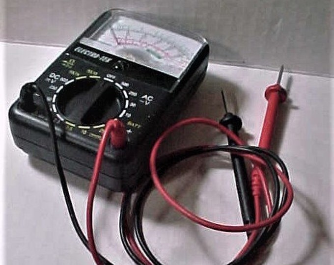Electro-tek Electrical Analog Multimeter 10729W 1970/80s Pre-owned in ...