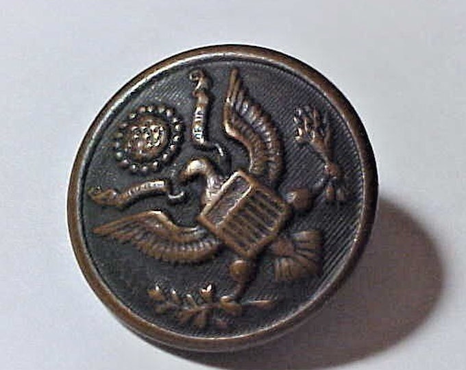 Military Button WW1 Era, Great Uniform Bronze Button, No Rim W.H ...