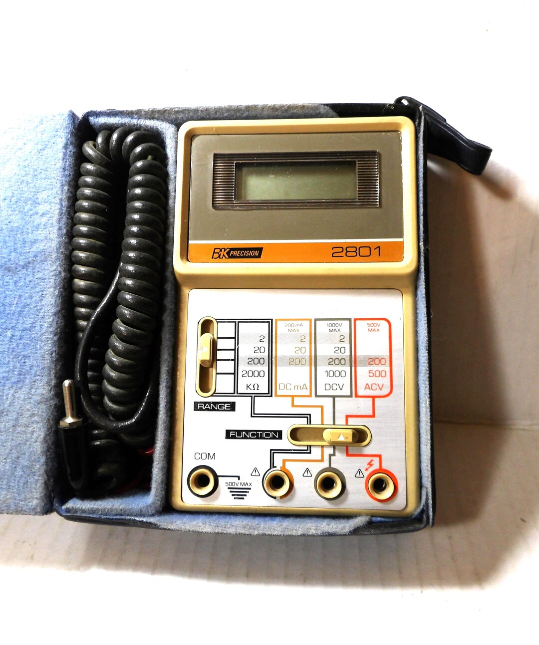 Vintage BK Precision Multi-meter - Dynascan Corp - 1980s W/cables ...