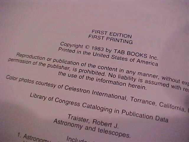 Astronomy & Telescopes A Beginner's Guide Robert Traister | Etsy