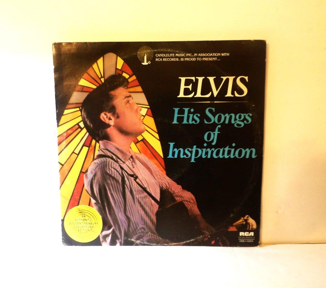 Elvis Presley "his Songs of Inspiration" LP Album From RCA Records 1977 ...