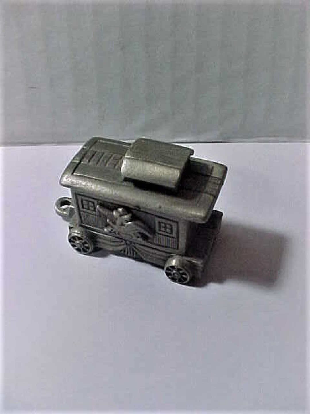 Vintage Caboose From the 7 Piece Mini Pewter Budweiser Train Set, Circa ...