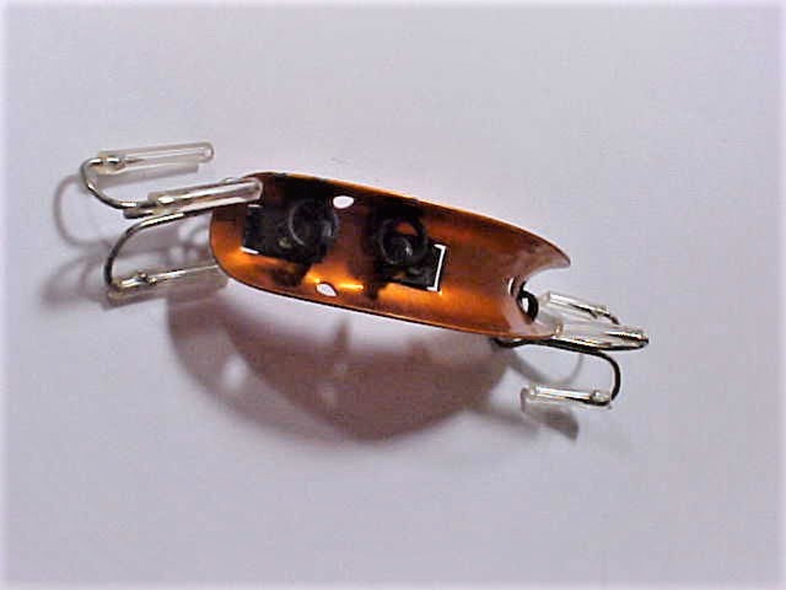 Russelure Mfg. Co. No. 2 Aluminum Bronze Tone Fishing Lure - Etsy