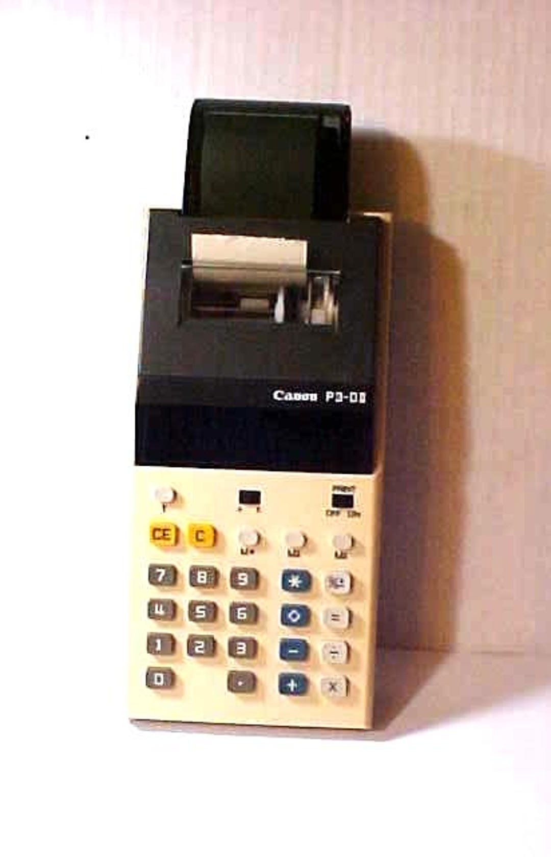 Vintage Canon P3-DII Palm Printer Calculator 1981 - With Box & Manual ...