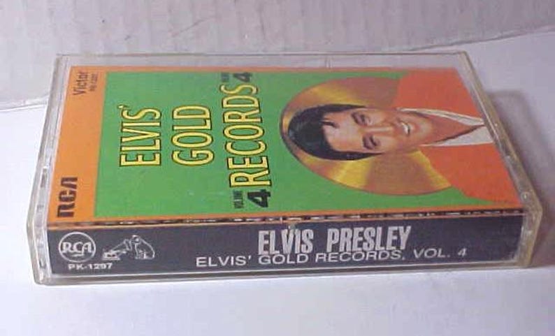 Vintage Elvis Presley Cassette: RCA Gold Records Vol. 4, 1968 - Etsy