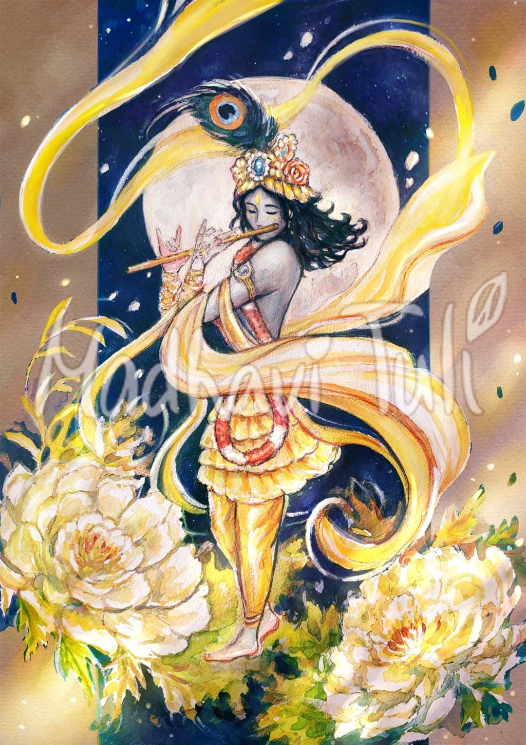 HD File Shri Krishna, High Quality Wallpaper Radha Krishna, Govinda Art ...