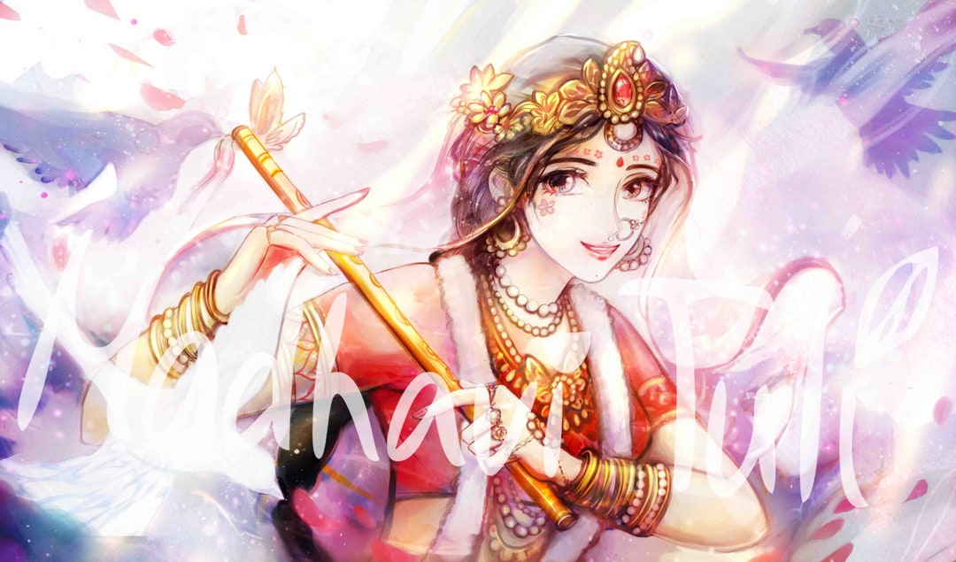 HD File Shri Radha, Radha Krishna, 4k High Quality Wallpaper, Radharani ...
