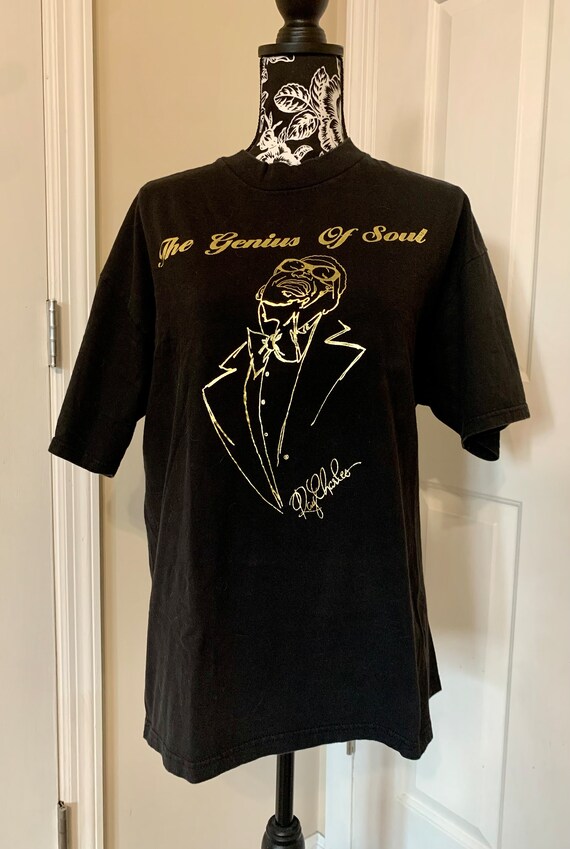 Vintage Ray Charles Logo Piano Gold Lettering Website… - Gem