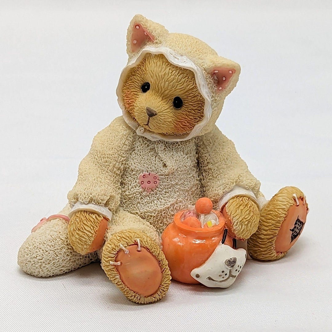 Cherished Teddies Tabitha "youre the Cats Meow" Figurine by Enesco - Etsy