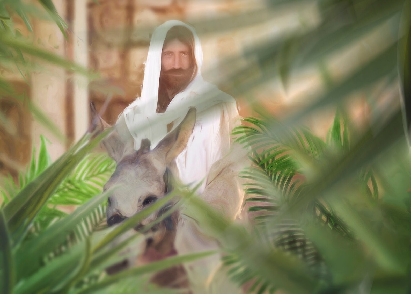 Jesus Christ Holy Week Palm Sunday LDS Art Christian - Etsy
