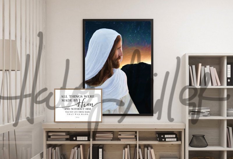 Jesus Christ Fine Art Printable Instant Download Christian | Etsy