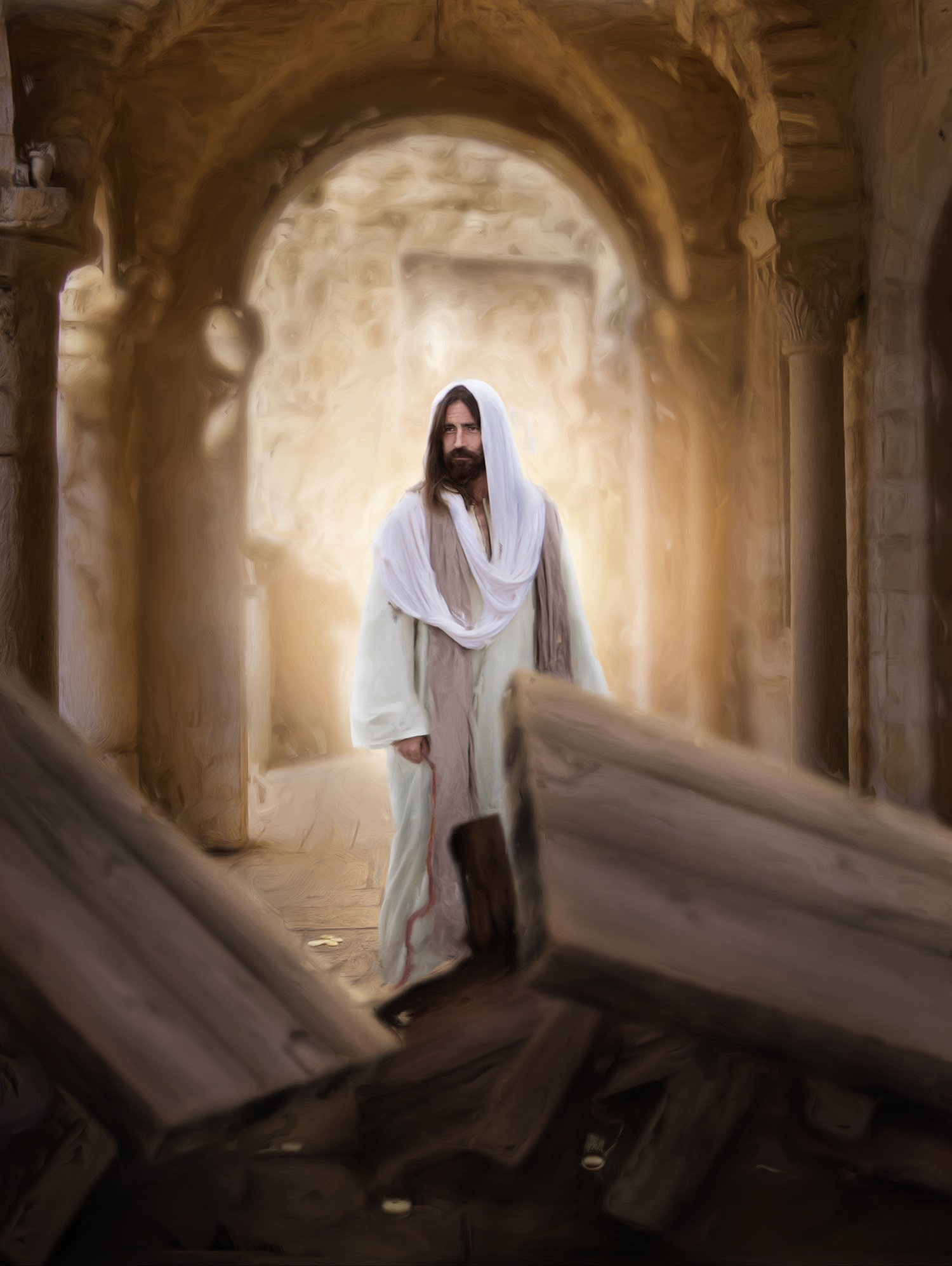 Jesus Christ Cleansing The Temple