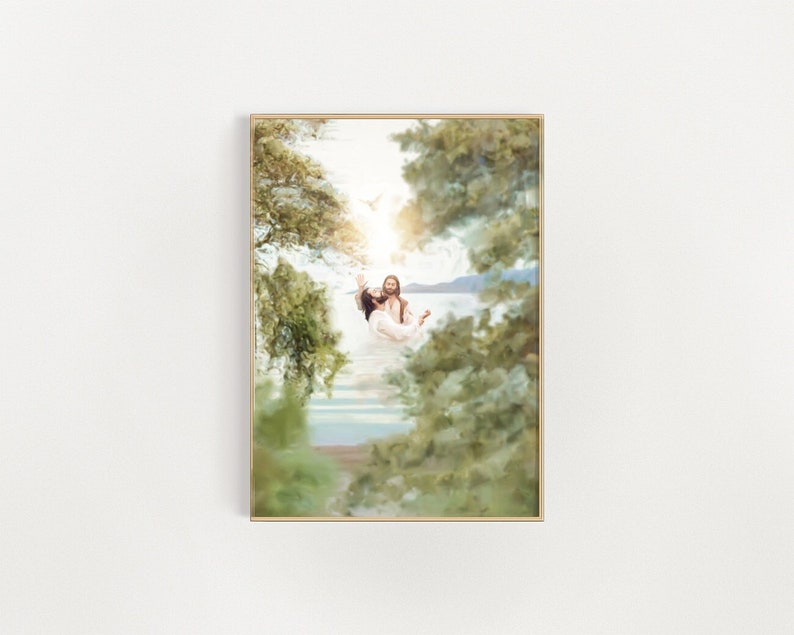 Jesus Christ Digital Download the Gateway Baptism LDS - Etsy