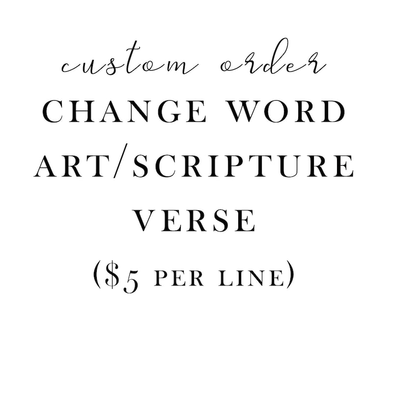 Scripture Word Art - Etsy