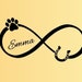 Horse and Dog Infinity Symbol. Custom Wall Decal. Custom Wall - Etsy Canada