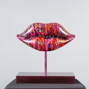 Lips Interior Decor / Handmade Lips Decor / Lip Statue / Lip Decor ...