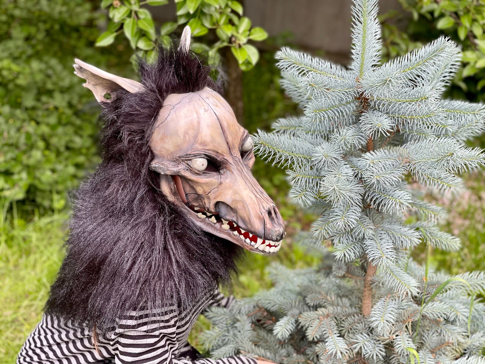 SCP-1471-A Mask Wolf Skull Mask Skull Faced Zombie Werewolf - Etsy