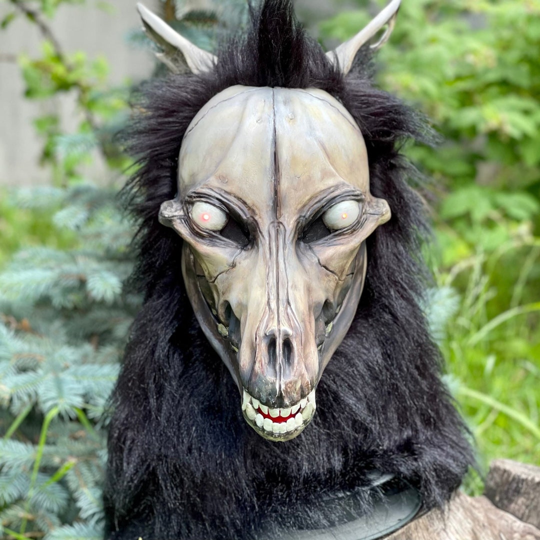 SCP-1471-A Mask / Wolf Skull Mask / Halloween Mask / Skull Faced Zombie ...