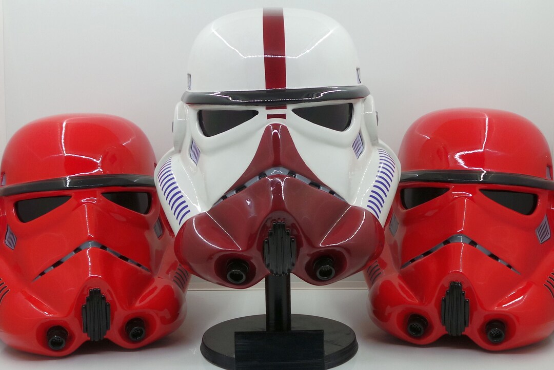 Incinerator Stormtrooper Helmet Burgundy Helmet Wearable - Etsy
