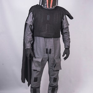 Gar Saxon Flight Suit With Velcro and Mando Cloak / Mandalorian ...