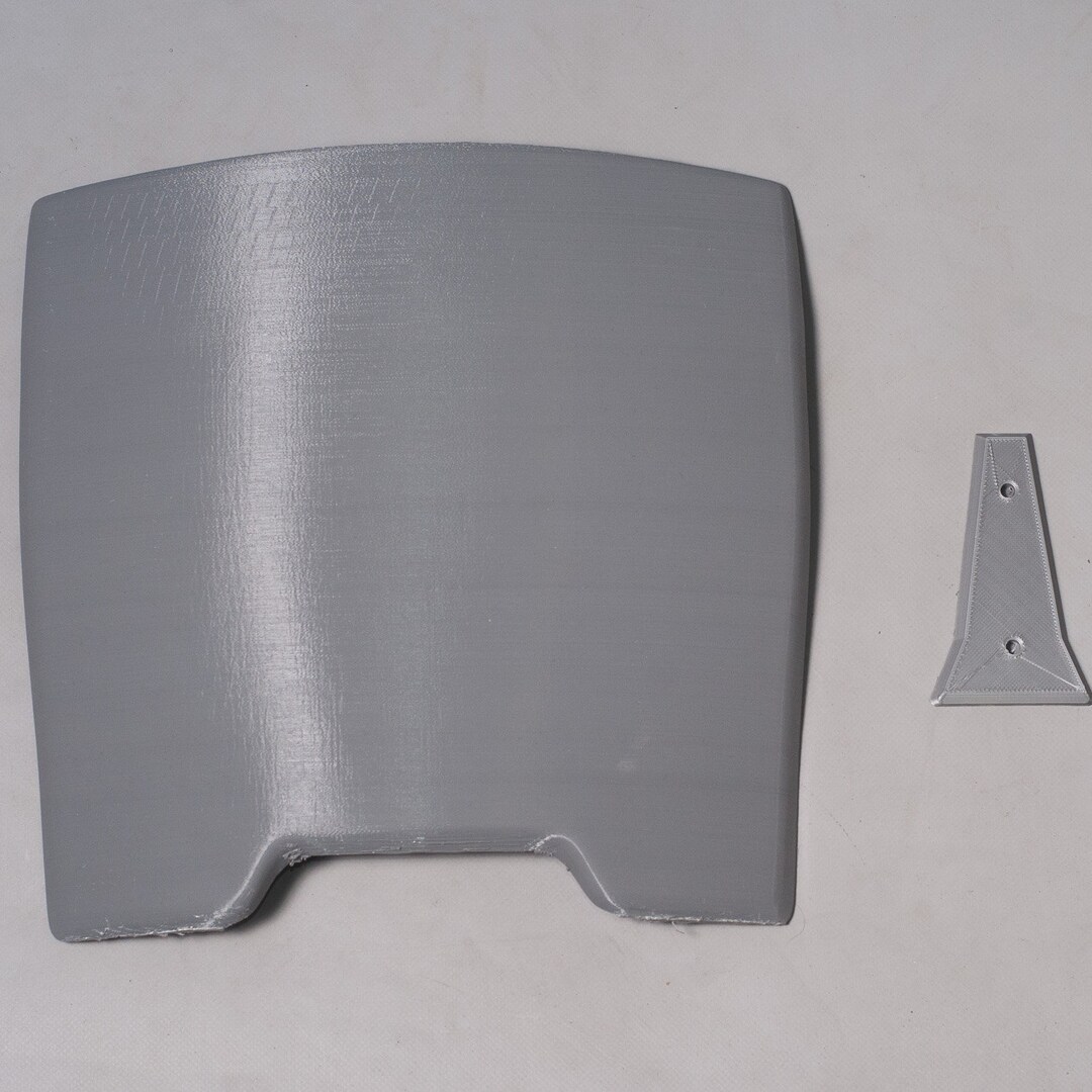 Mando Back Armor 3D Printed / Unpainted Beskar Back Armor / DIY Kit ...