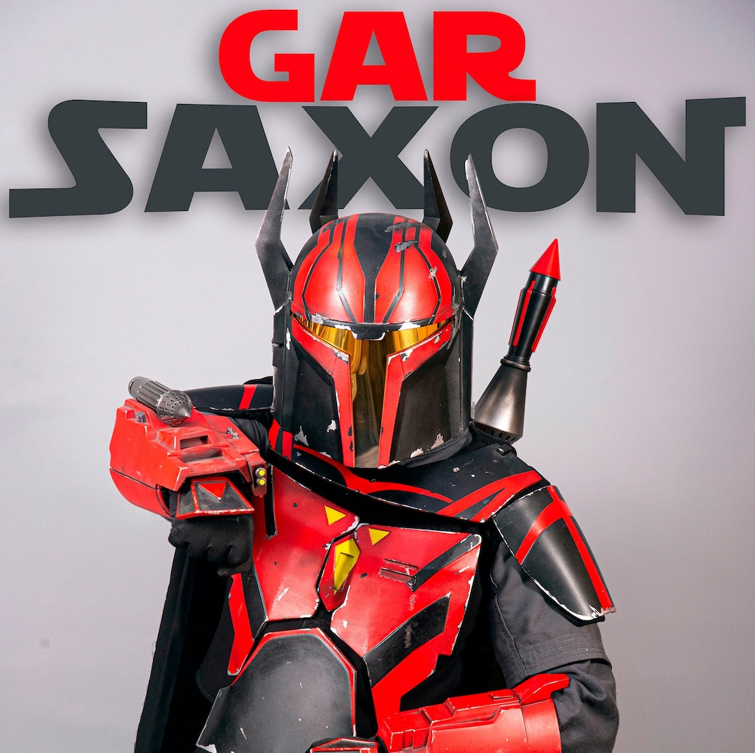 Gar Saxon Mando Commander Full Armor Costume / Mandalorian Gar Saxon ...