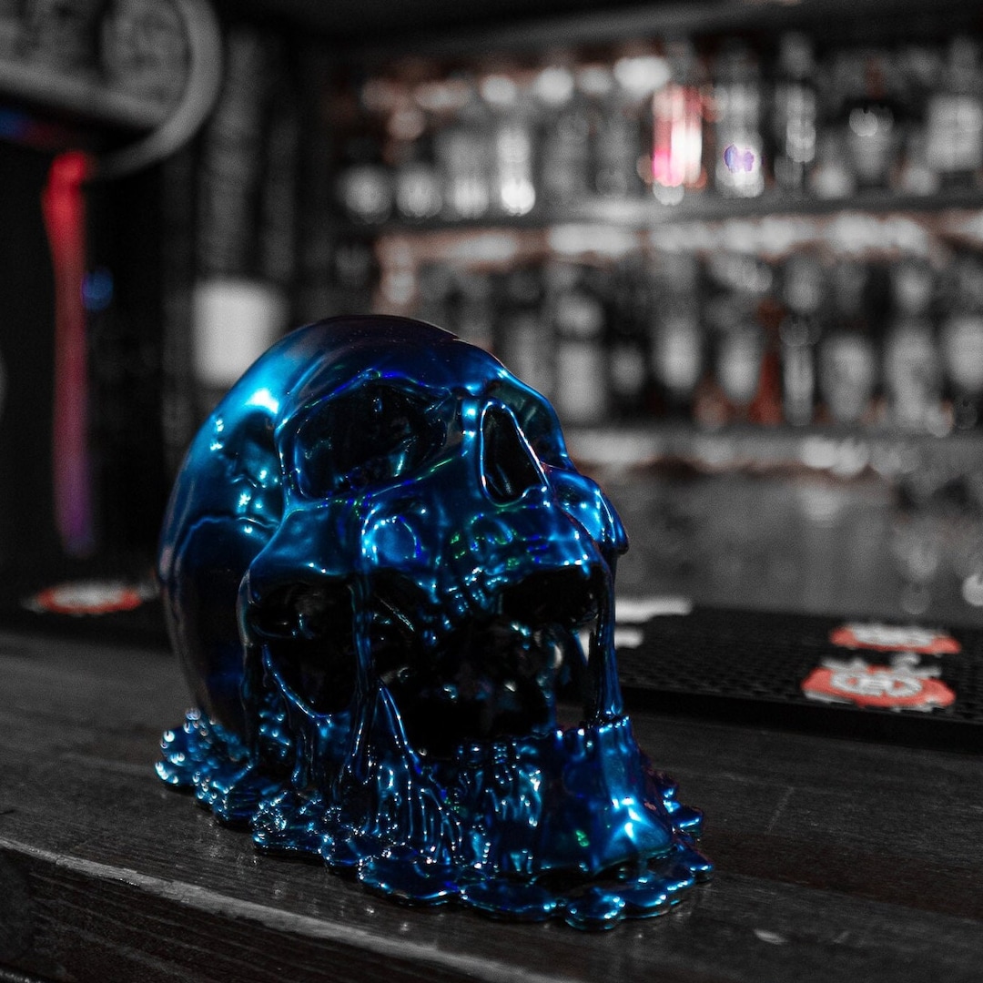 Human Skull Decor / Skull Office Decor / Art Deco Skull / Doctor Office ...