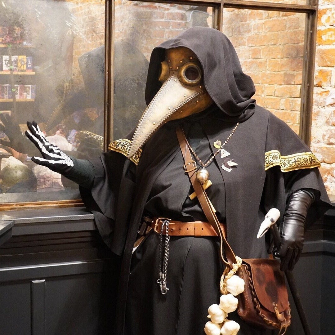 Exquisite Plague Doctor Mask / Medieval Raven Style Cosplay Prop ...