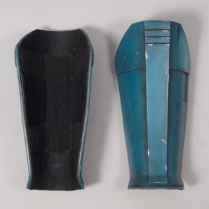 Bo-katan Shin Armor 2 Shins Bo-katan Leather Boot Pads - Etsy