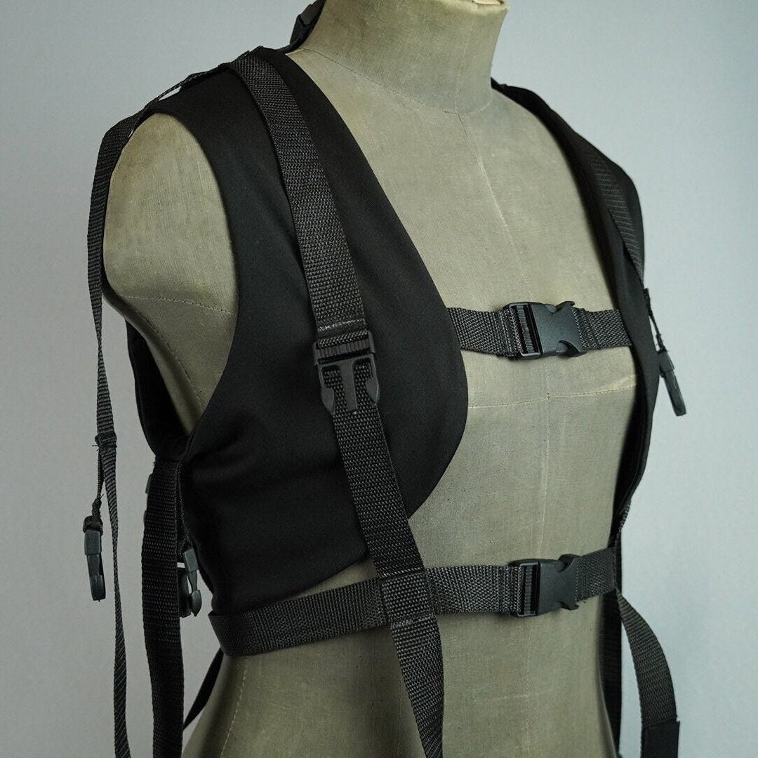 Captain Phasma Vest With Armor Mounts / Cosplay Vest With Adjustable ...