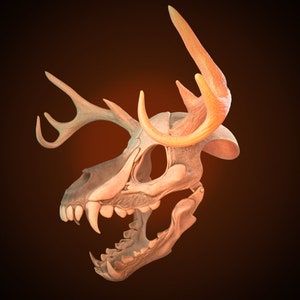 Wendigo Skull Mask 3D Model / Scary Horror Mask STL Files for Print ...