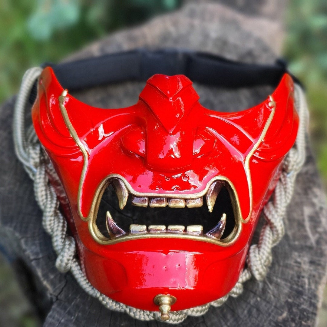 Ghost of Tsushima Mask Red / Samurai Mask / Jin Sakai Mask / Samurai ...