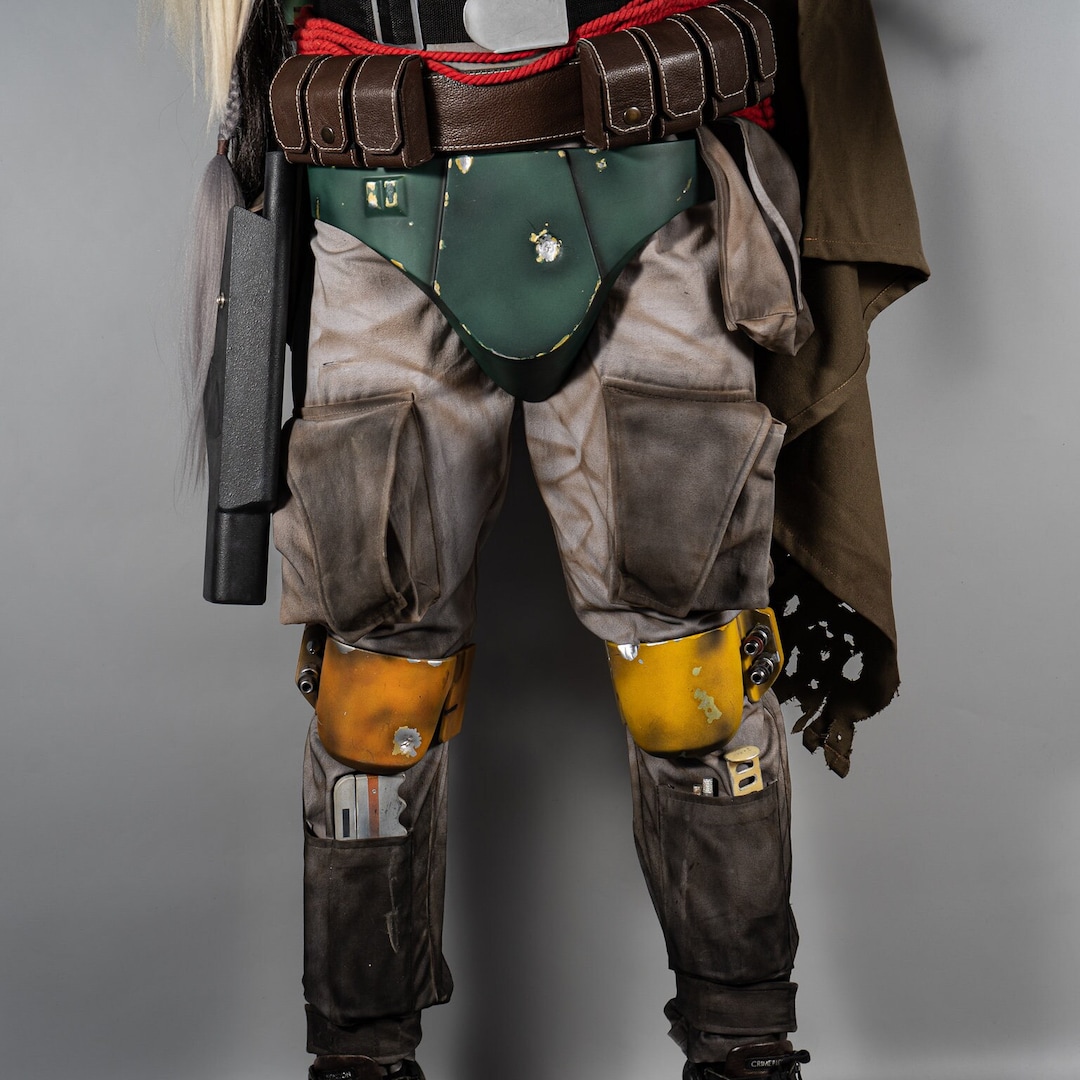 Boba Fett Leather Parts / Boba Fett Belt 8 Pouches / Boba Fett Holster ...