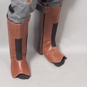 Bo-katan Shin Armor 2 Shins Bo-katan Leather Boot Pads - Etsy